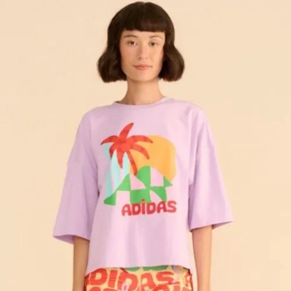 FARM Rio | Tops | Farm Rio And Adidas Collab Tee | Poshmark